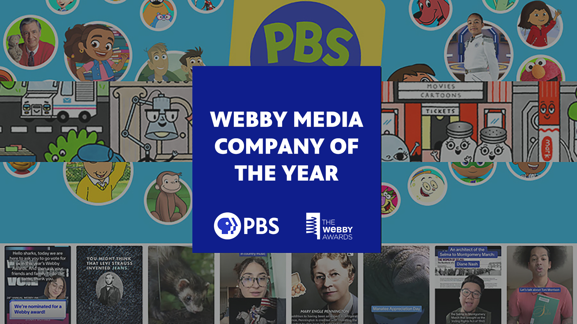 PBS NAMED WEBBY MEDIA COMPANY OF THE YEAR